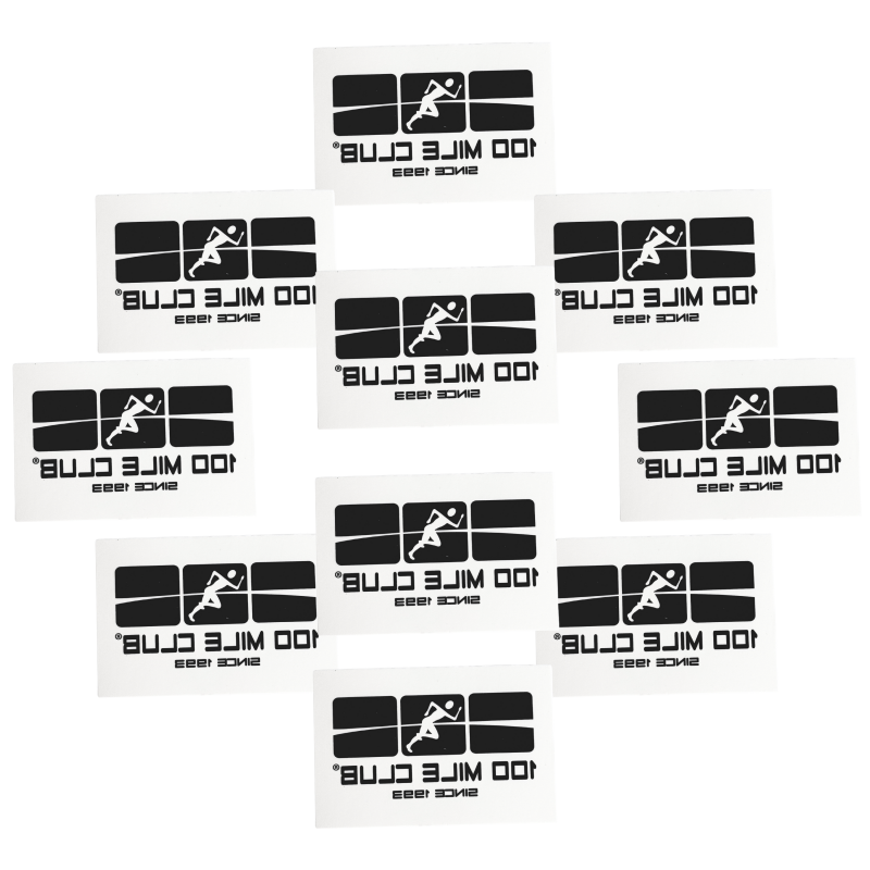 100 Mile Club® Temporary Tattoos (10 Pack)
