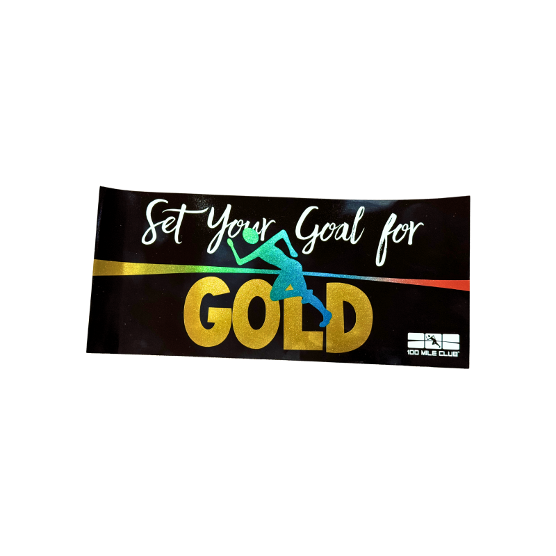Set Your Goal for Gold Sticker - Stickers - Accessories
